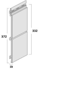Bardage lame double CONNEX KERRAFRONT MODERN WOOD ANTHRACITE - Coprodex